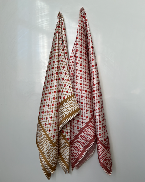 Silk Poppyseed Kefiyyah – Sarah Musa